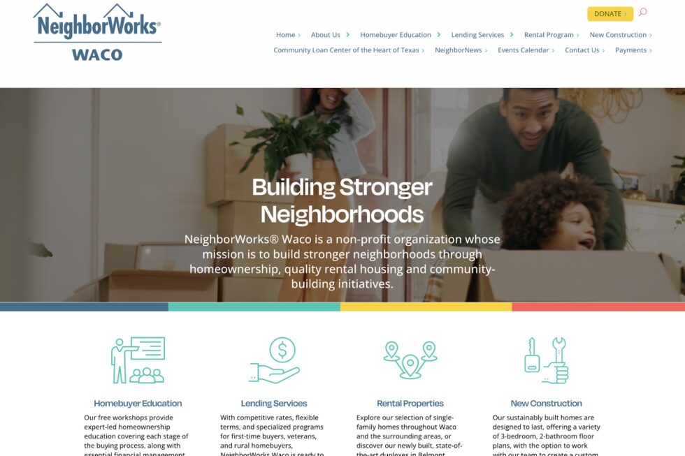NeighborWorks Waco Launches New Website | PDDG